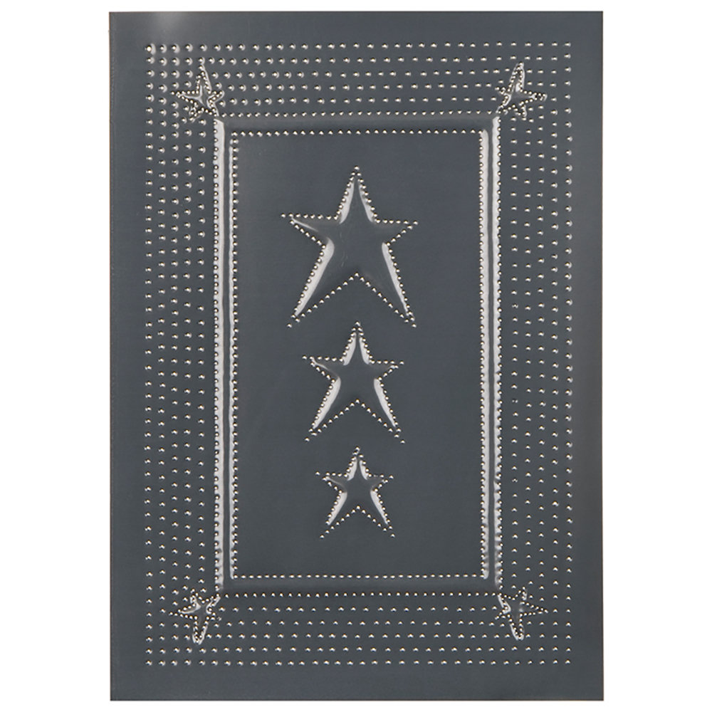 Irvin's Tinware Embossed Star Panel | Wayfair