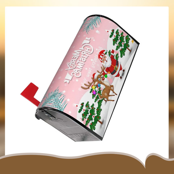 Eternal Night Christmas Deer Mailbox Cover | Wayfair