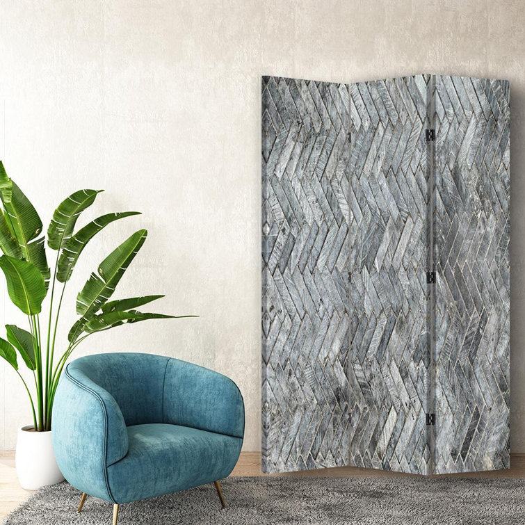 East Urban Home Jamiracle 110cm W x 170cm H 3 - Panel Folding Room ...