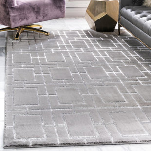 Wayfair | 7' x 9' Gray & Silver Area Rugs You'll Love in 2023