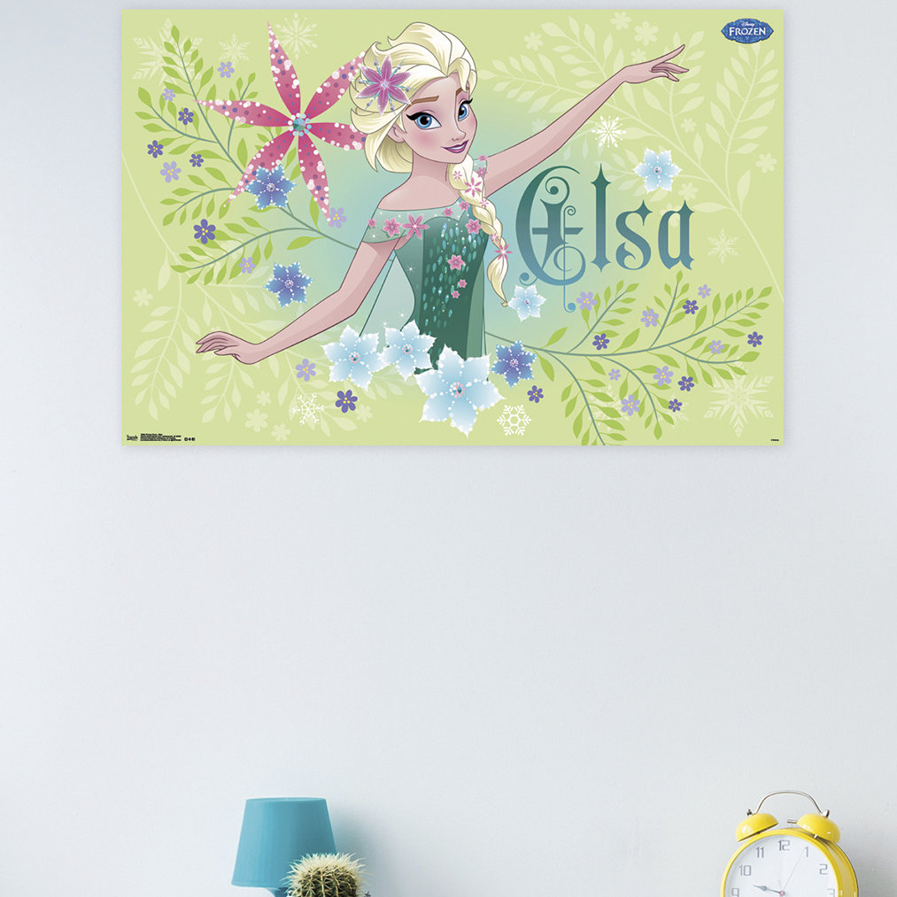 Trends International Frozen Fever - Elsa Paper Print | Wayfair