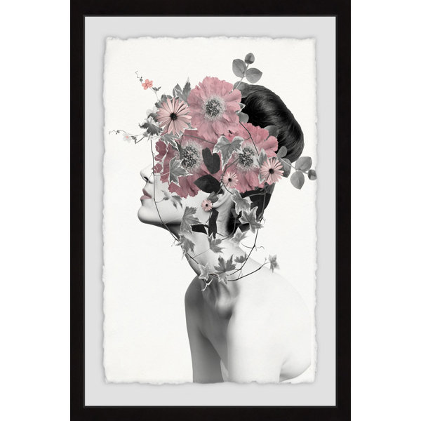Mercer41 Ahoskie Floral Craze - Picture Frame Graphic Art | Wayfair