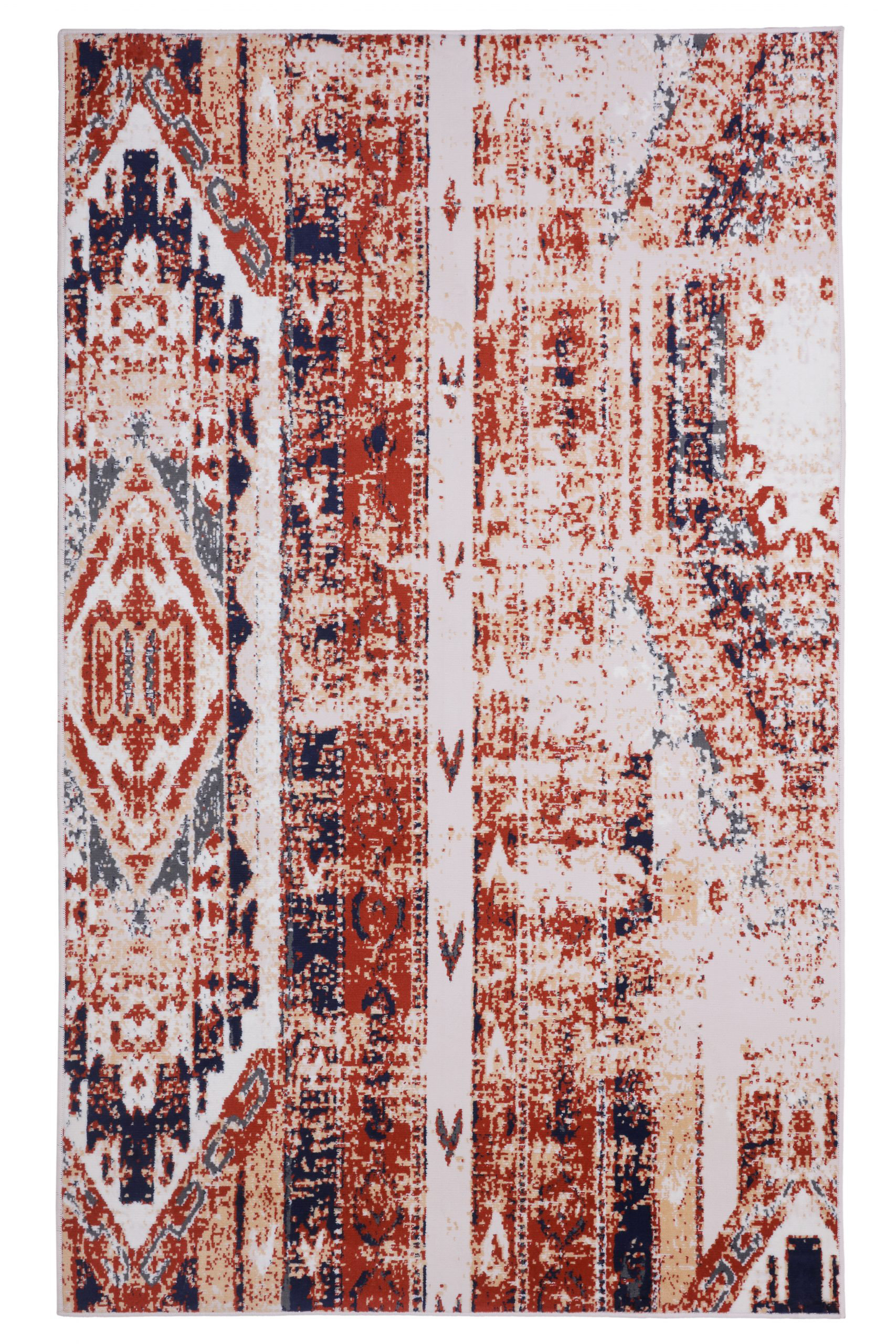 Bungalow Rose Machine Woven / Power Loomed Performance Red/Orange/Blue ...