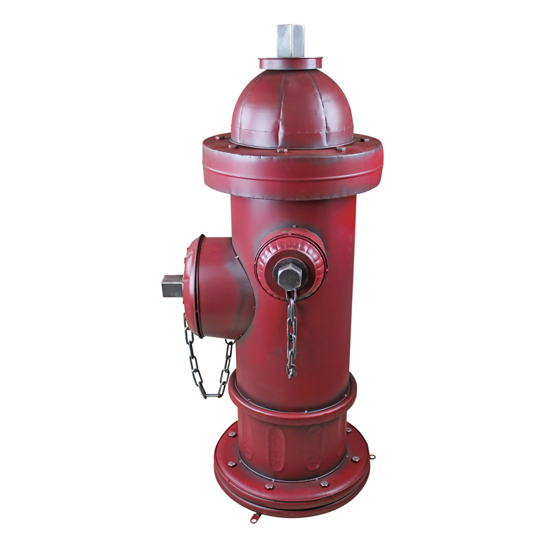 Design Toscano Vintage Metal Fire Hydrant Statue & Reviews | Wayfair