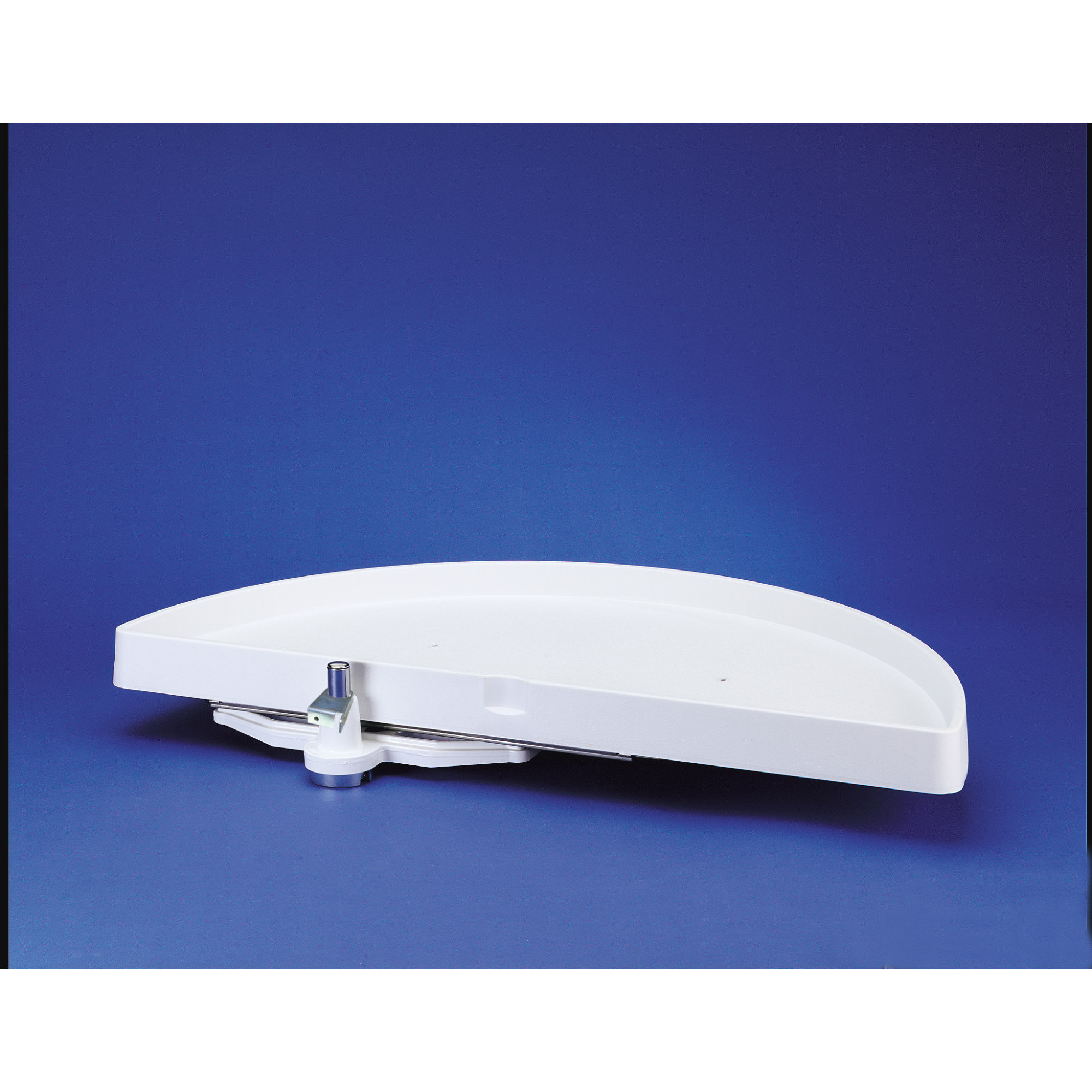 Rev-A-Shelf Polymer Pivot & Slide Half Moon 1-Shelf Organizer for Blind ...