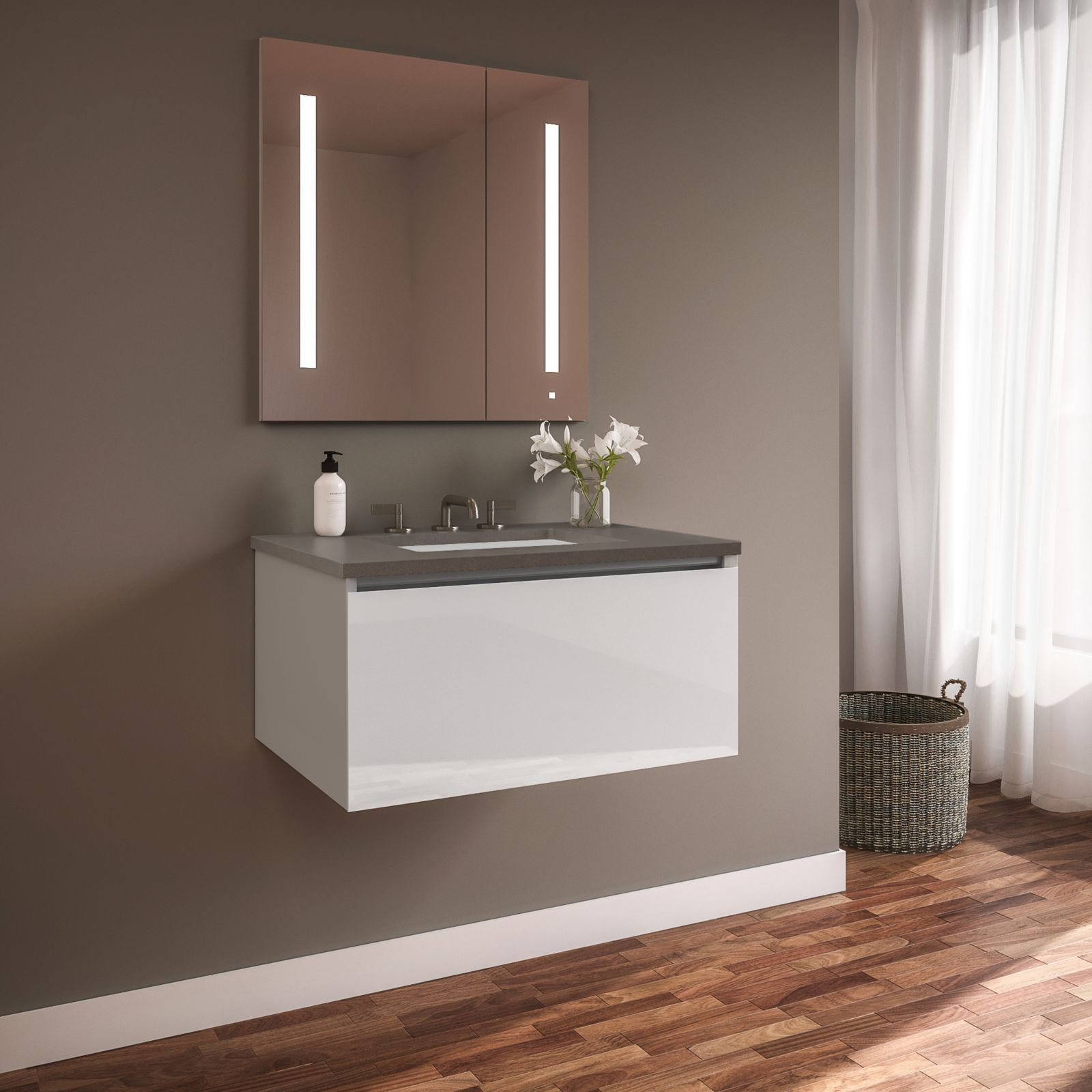 Robern Curated Cartesian 31" Single Bathroom Vanity Set | Wayfair