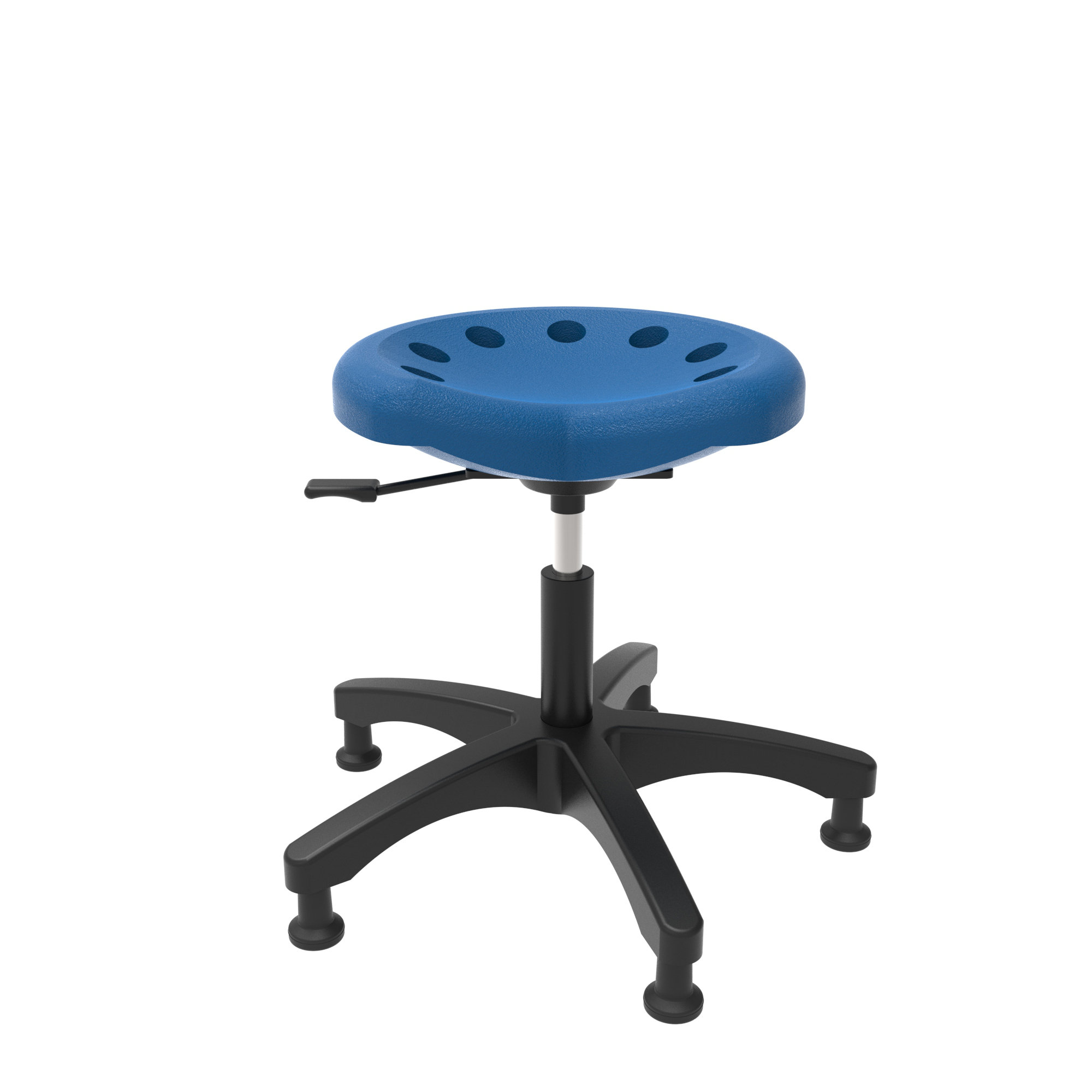 Diversified Woodcrafts Tractor Height Adjustable Lab Stool | Wayfair