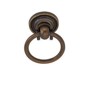 Wayfair | Brass Ring Cabinet & Drawer Pulls You'll Love in 2022