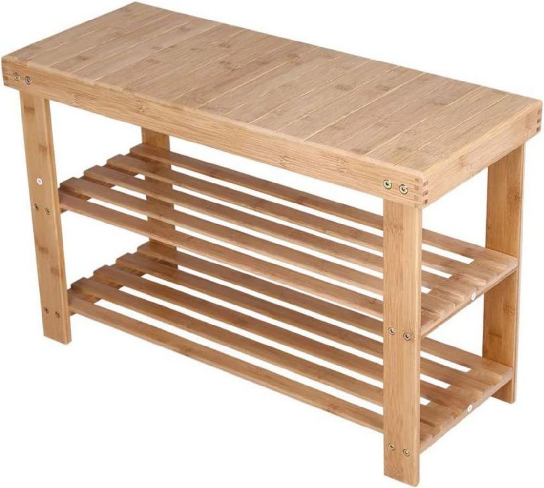 Millwood Pines Armgart Wood Shoe Storage Bench | Wayfair