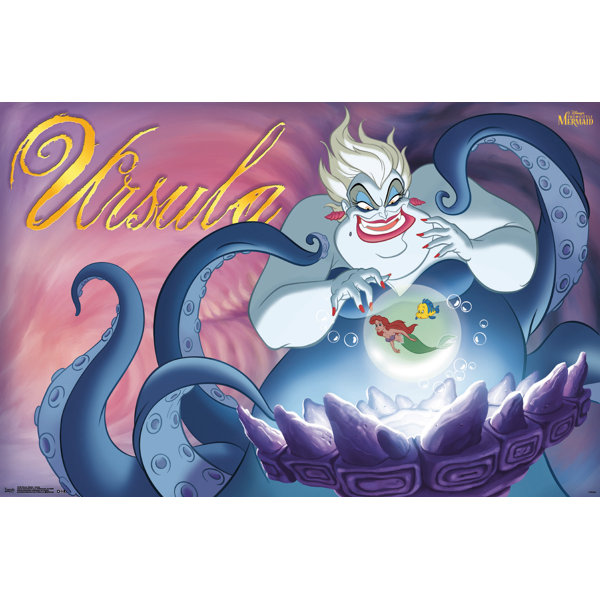 Trends International Disney Villains - Ursula Paper Print | Wayfair