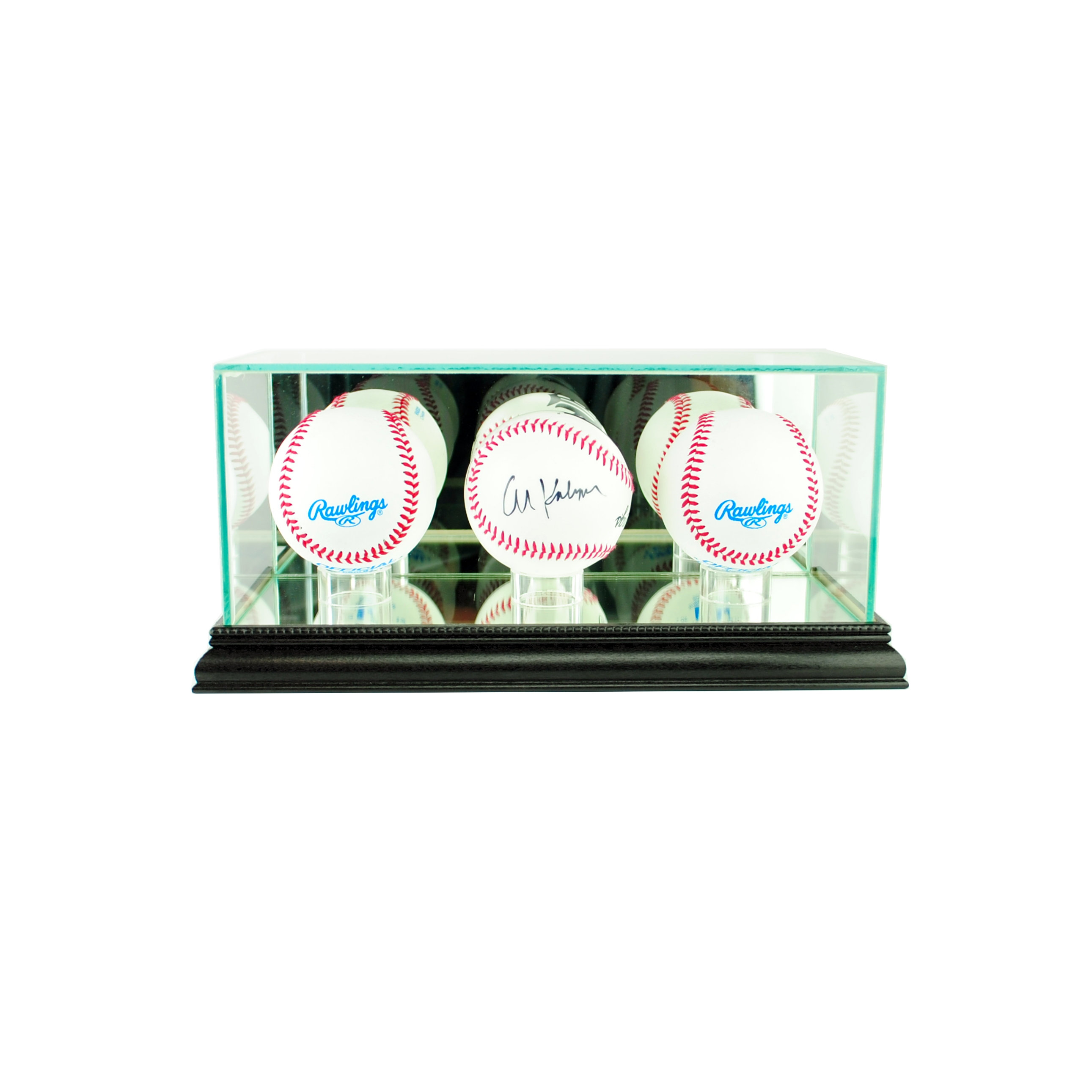 Perfect Cases And Frames 10'' x 5'' Glass Baseball Ball Display Case ...