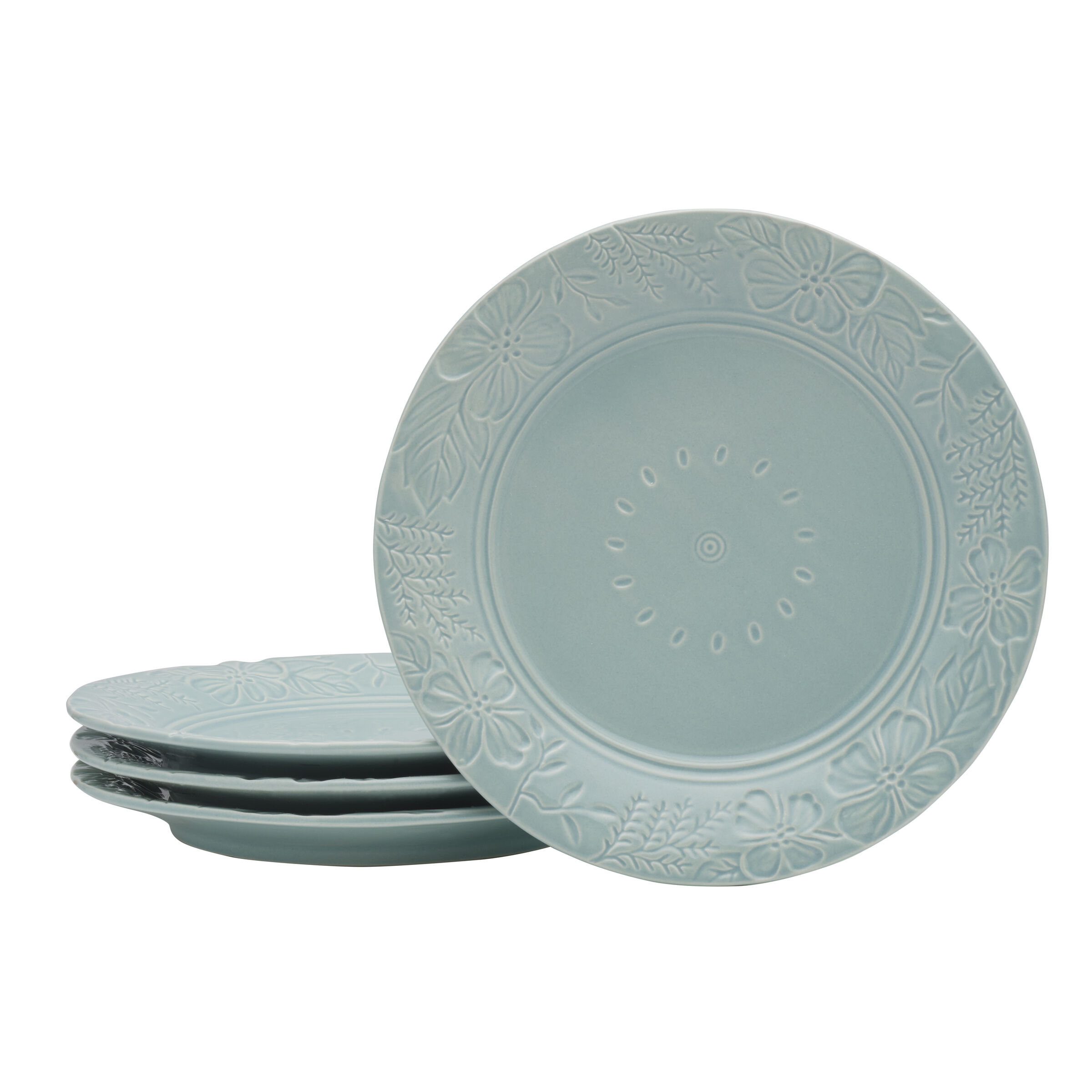Fitz and Floyd Fitz & Floyd English Garden Dinner Plate, 11 Inch, Blue ...