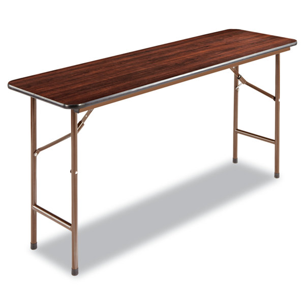 Alera Wood Rectangular Portable Folding Table & Reviews | Wayfair