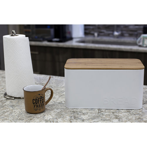 Gracie Oaks Dobbin Bread Box & Reviews | Wayfair