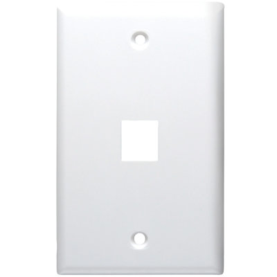 DataComm Electronics 1-Gang Single Outlet Wall Plate | Wayfair