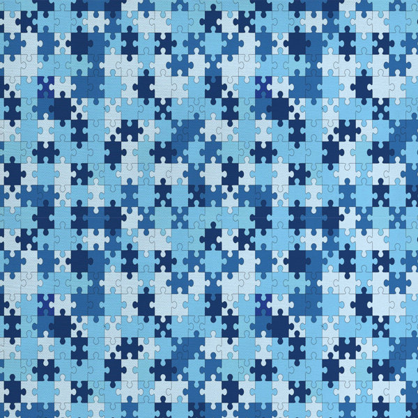 Bless international Puzzle Fabric | Wayfair