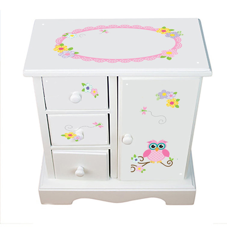 Redwood Rover Calico Owl Jewelry Box | Wayfair
