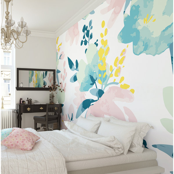 Large-flower-mural | Wayfair