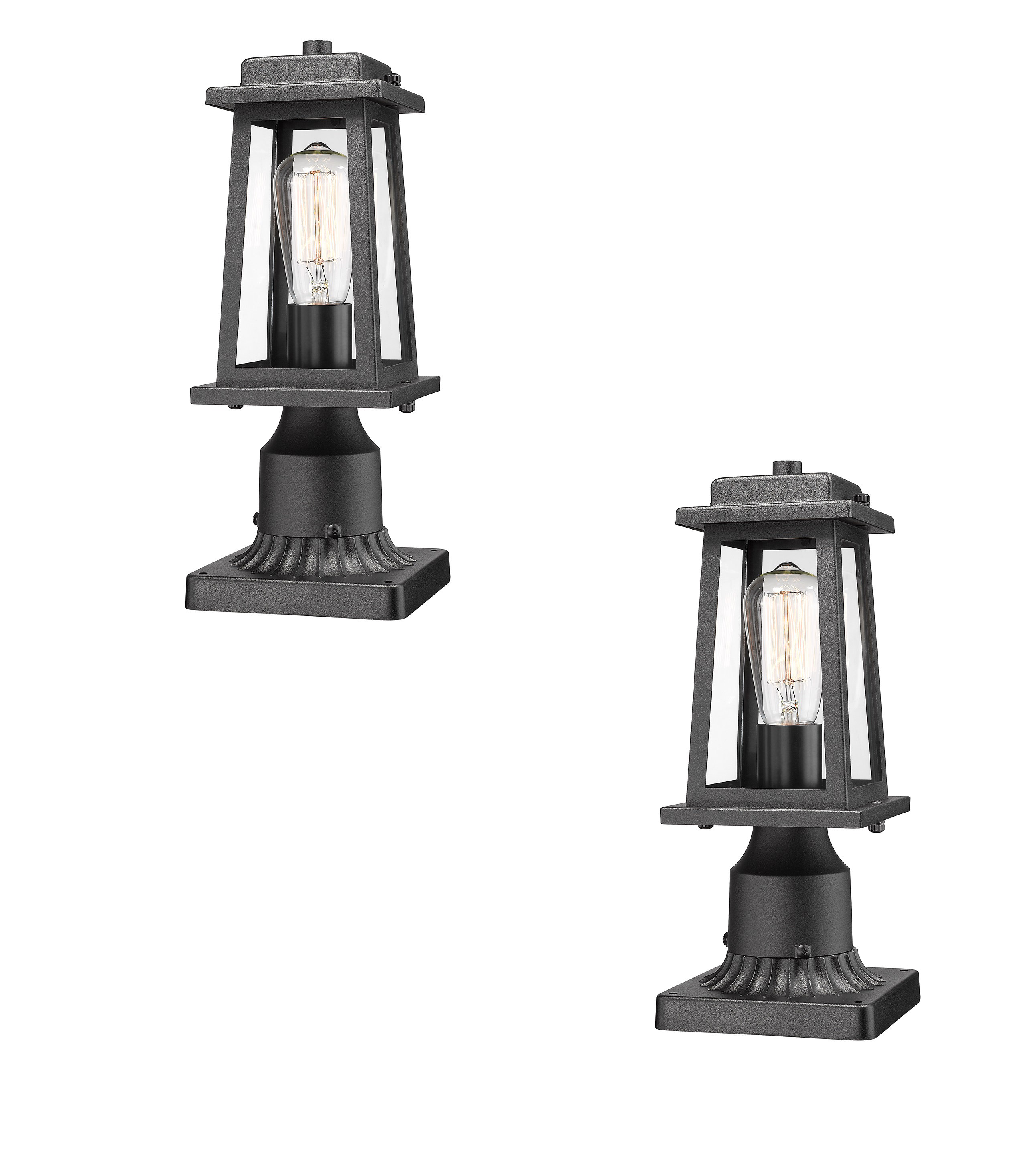 Charlton Home® Chrisean Seeded Lantern Head Wayfair