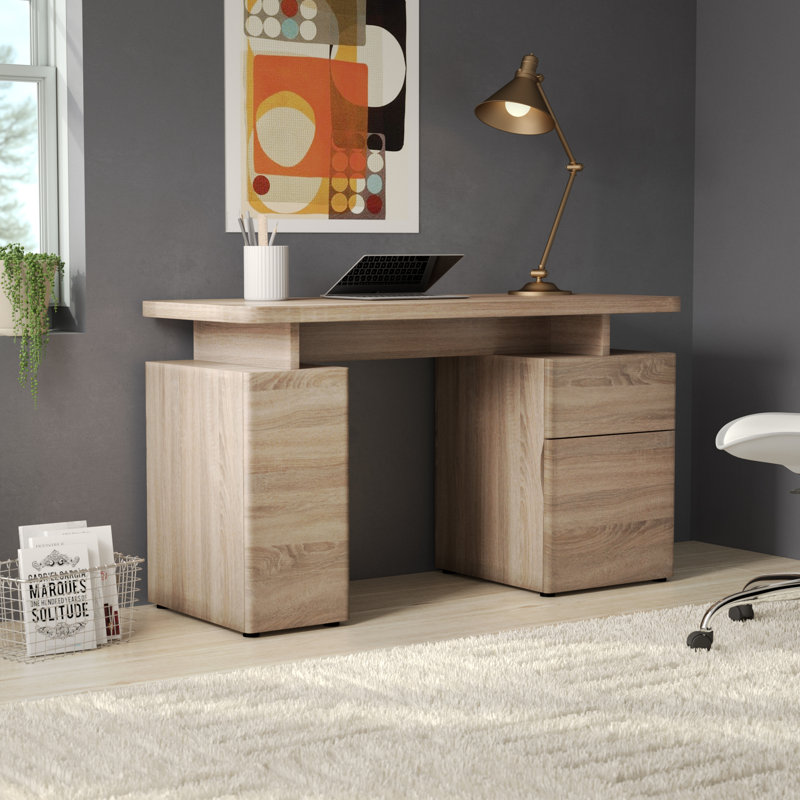 East Urban Home Cuuba Desk & Reviews | Wayfair