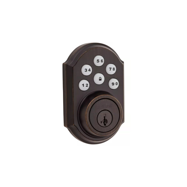 Kwikset SmartCode 909 Single Cylinder Electronic Deadbolt with Smartkey ...