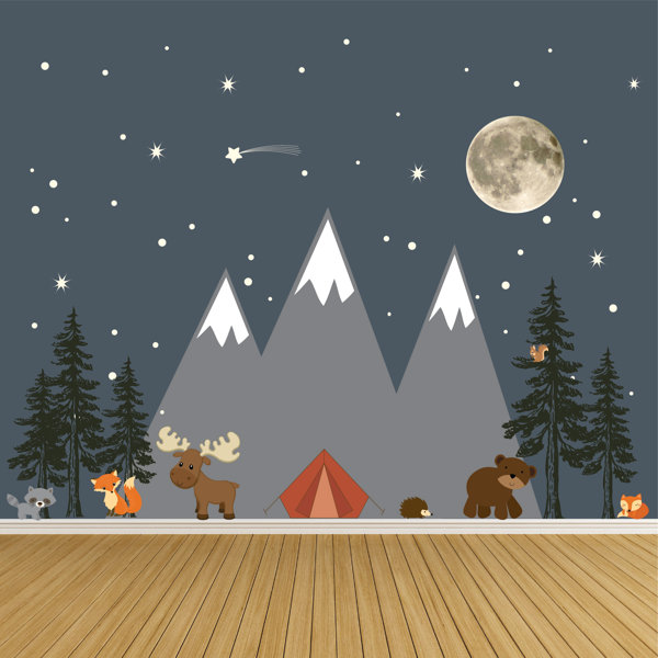 Modern Walls Camping Under The Stars Wall Decal | Wayfair