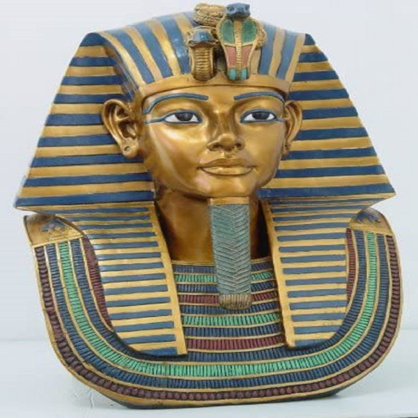 Bungalow Rose Egyptian King Tut Head Bust Statue Figurine | Wayfair