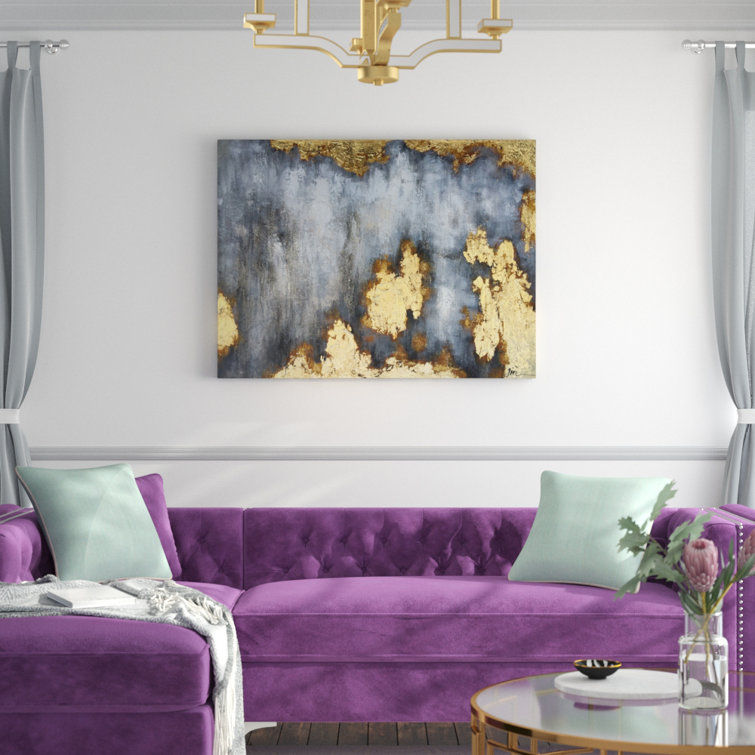 Mercer41 Reflecting Lights - Painting on Canvas | Wayfair