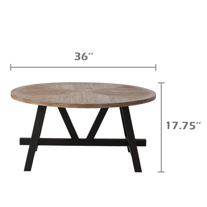 Laurel Foundry Modern Farmhouse Johana Rustic Farmhouse Coffee Table ...