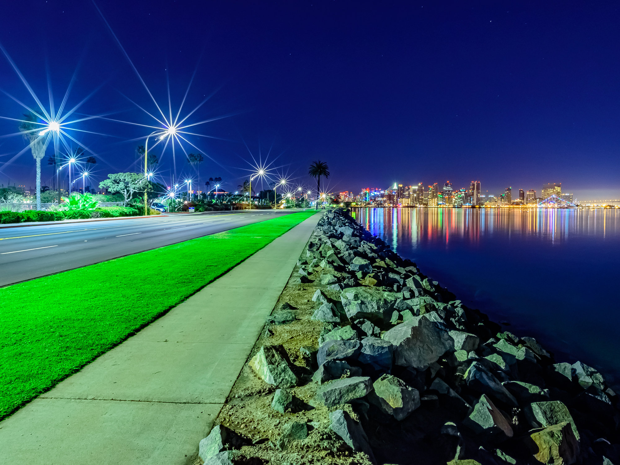 Made & Curated Brian Mc Clean Starry Night In San Diego, California by ...