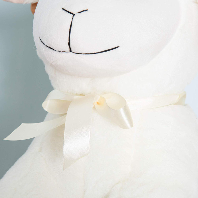 Qaba Kids Playtime Plush Sheep Lamb Toy Ride Rocking Horse & Reviews ...