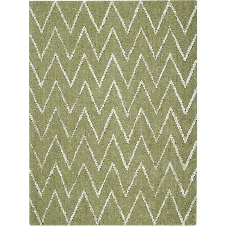 Brayden Studio® Courville Handmade Kiwi Rug | Wayfair