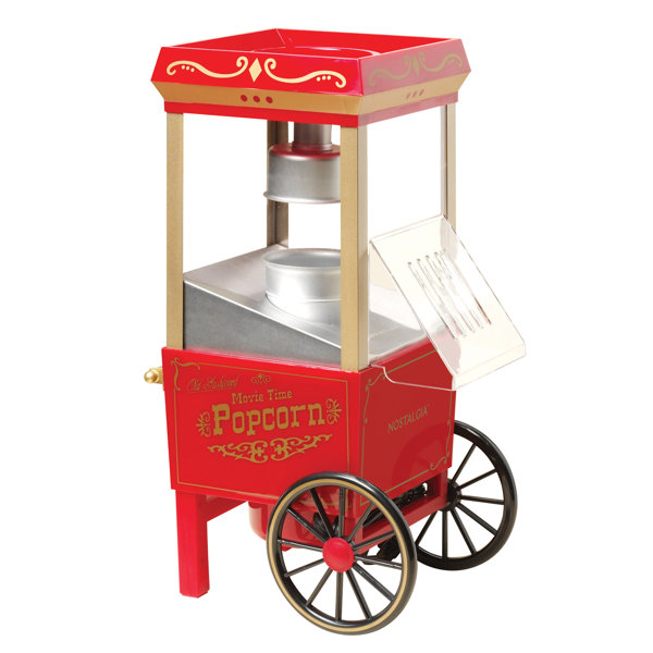 Nostalgia Electrics Nostalgia 10 oz. Popcorn Machine with Cart ...