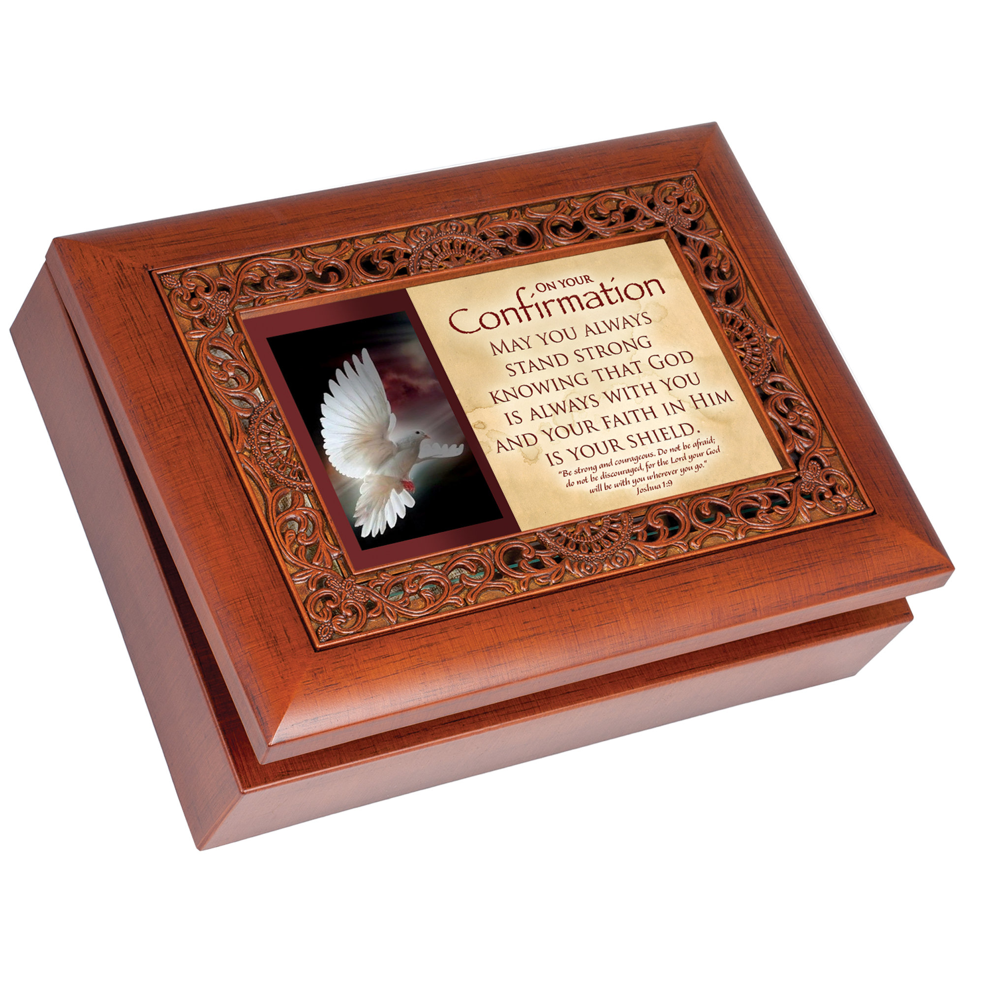 Trinx Eleno Your Confirmation Stand Strong Music Memory Box | Wayfair