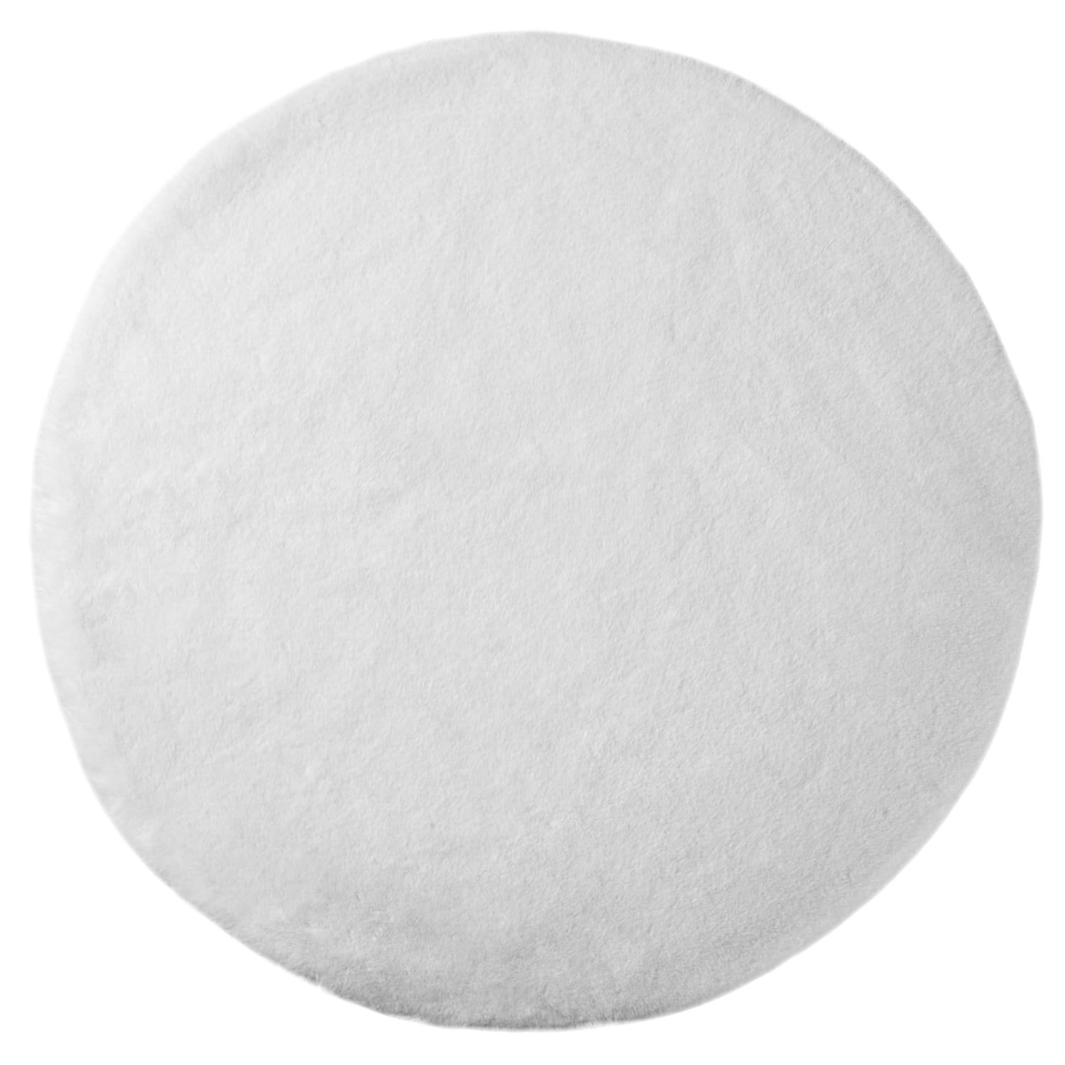 Mercer41 Faux Rabbit Fur Series Fluffy Decorative Indoor Rug, 1 Pack ...