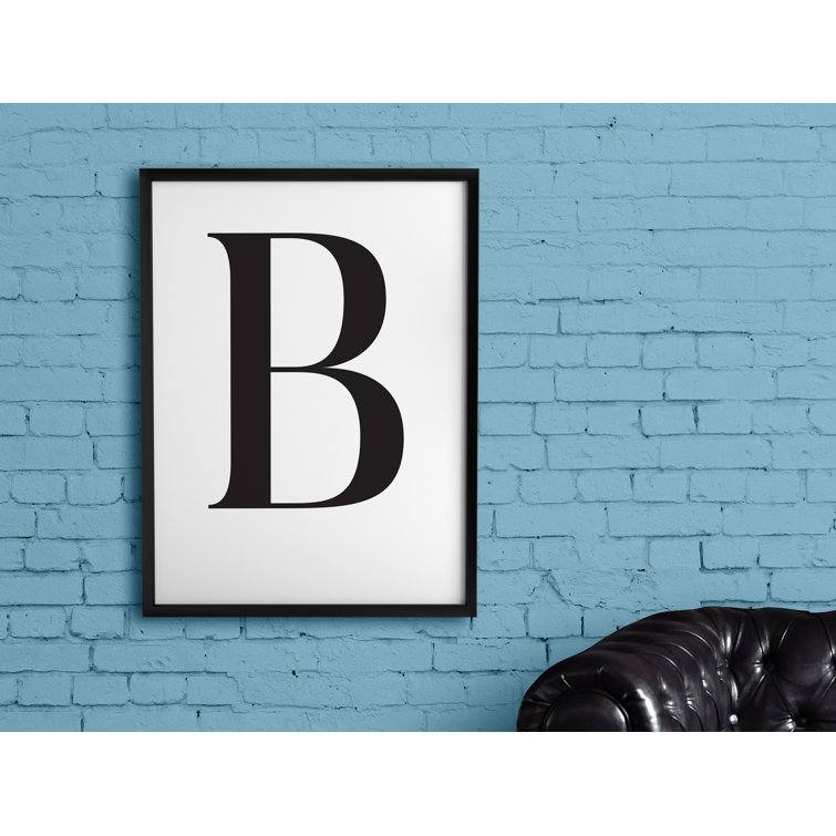 Latitude Run Letter B - Picture Frame | Wayfair.co.uk