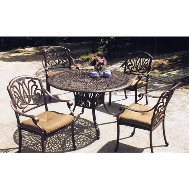 Lark Manor Allene Square 8 - Person Outdoor Dining Set & Reviews | Wayfair