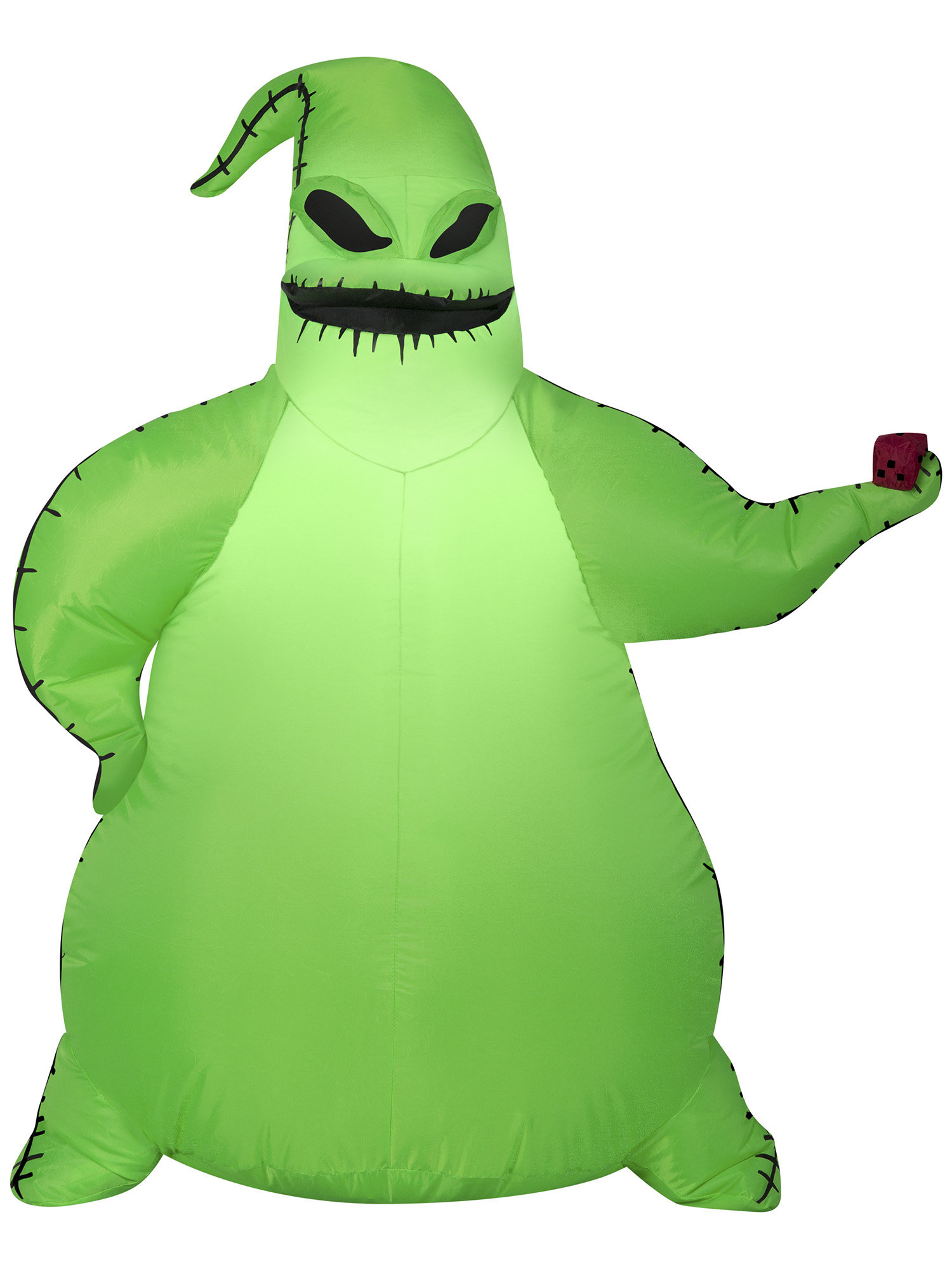 Gemmy Industries The Nightmare Before Christmas Green Oogie Boogie 3.5 ...