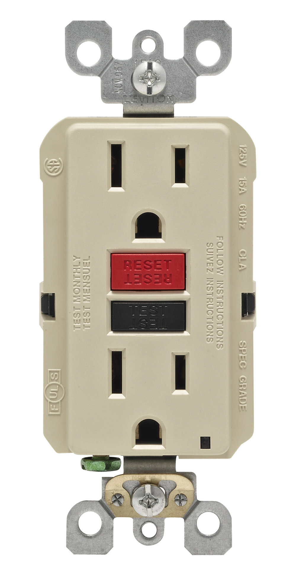 Leviton 15-Amp GFCI Outlet | Wayfair