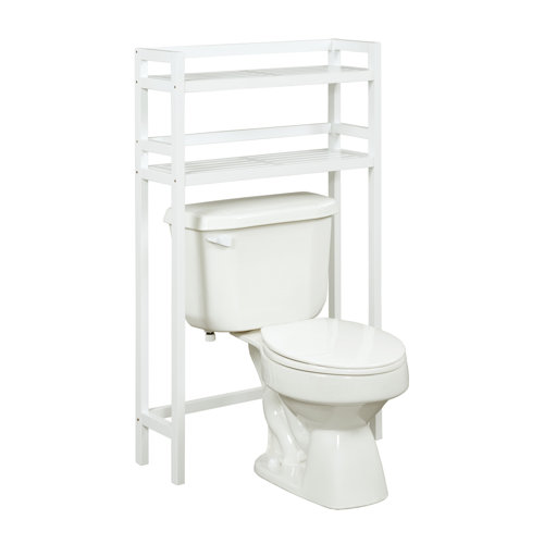 Red Barrel Studio® Bernardston Solid Wood Freestanding Over-the-Toilet ...