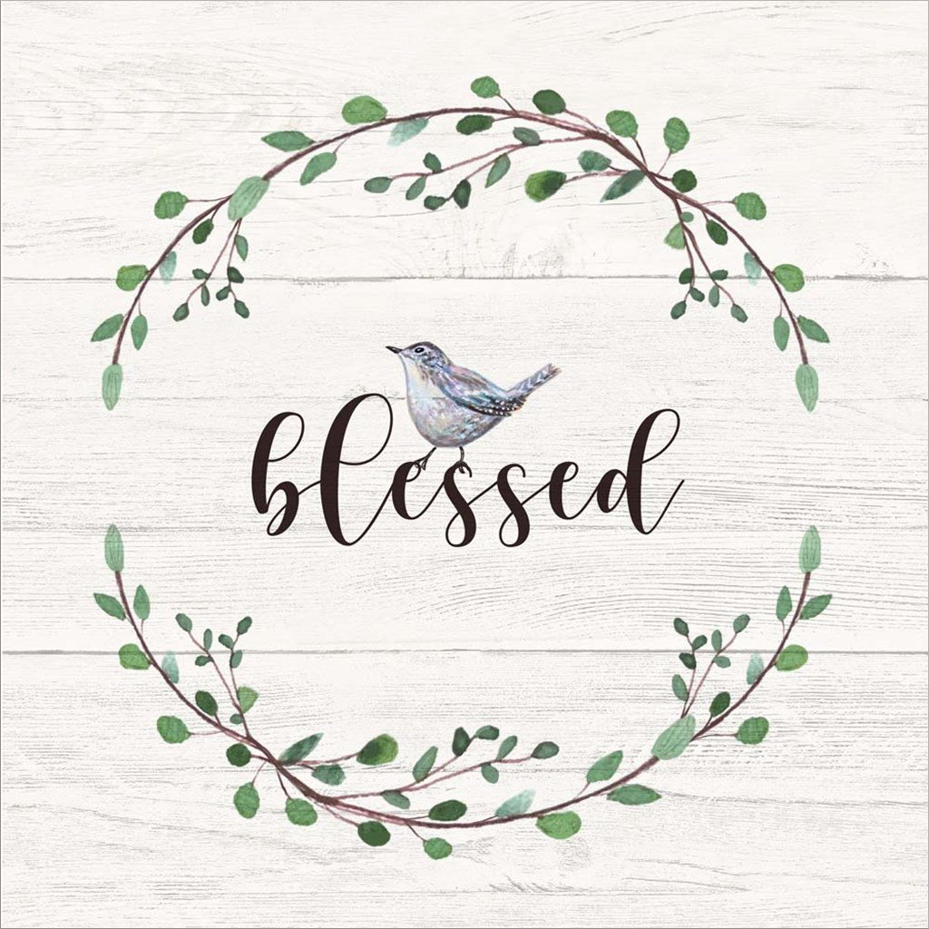 Rosalind Wheeler Blessed Sign On Canvas by Elizabeth Tyndall Print ...