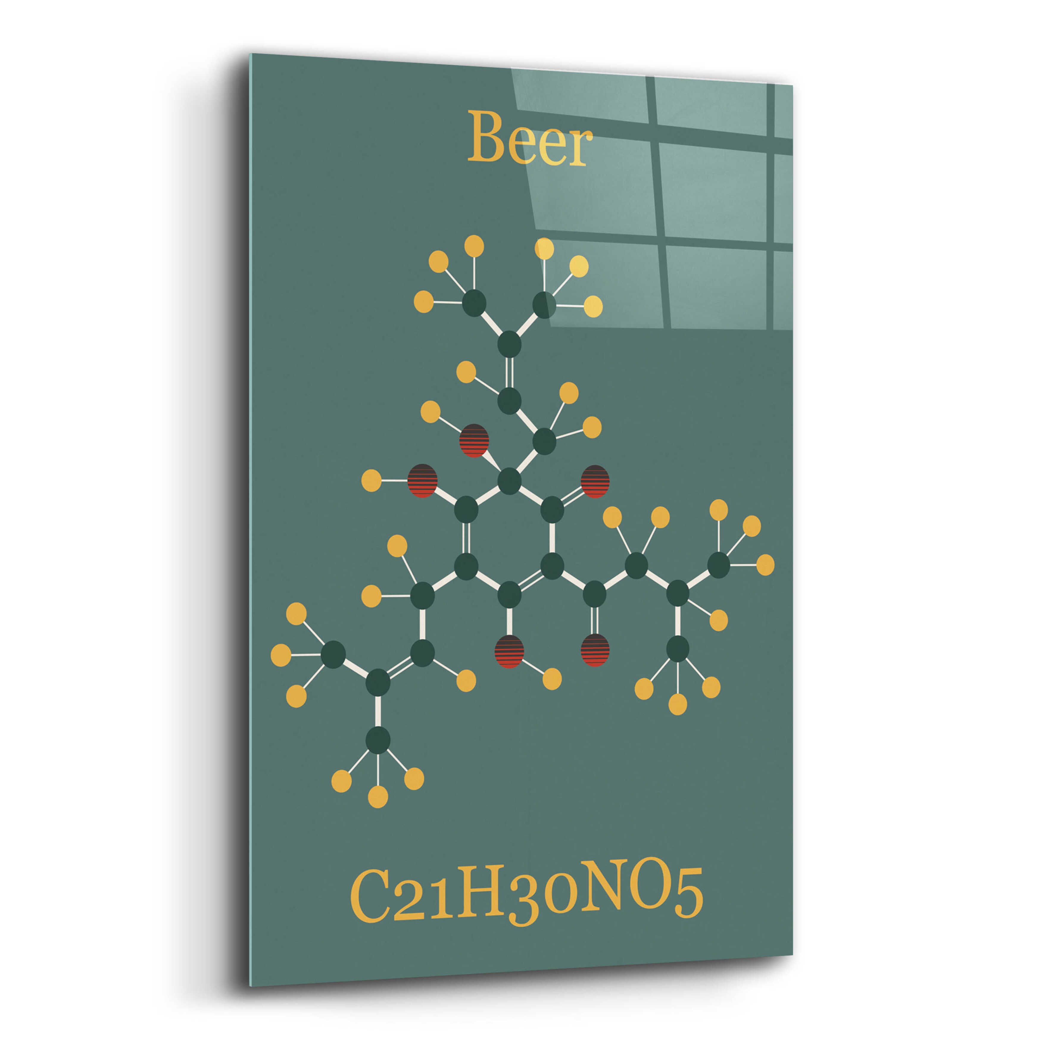 Trinx Epic Art 'Beer Molecule II' By Epic Portfolio, Acr Beer Molecule ...