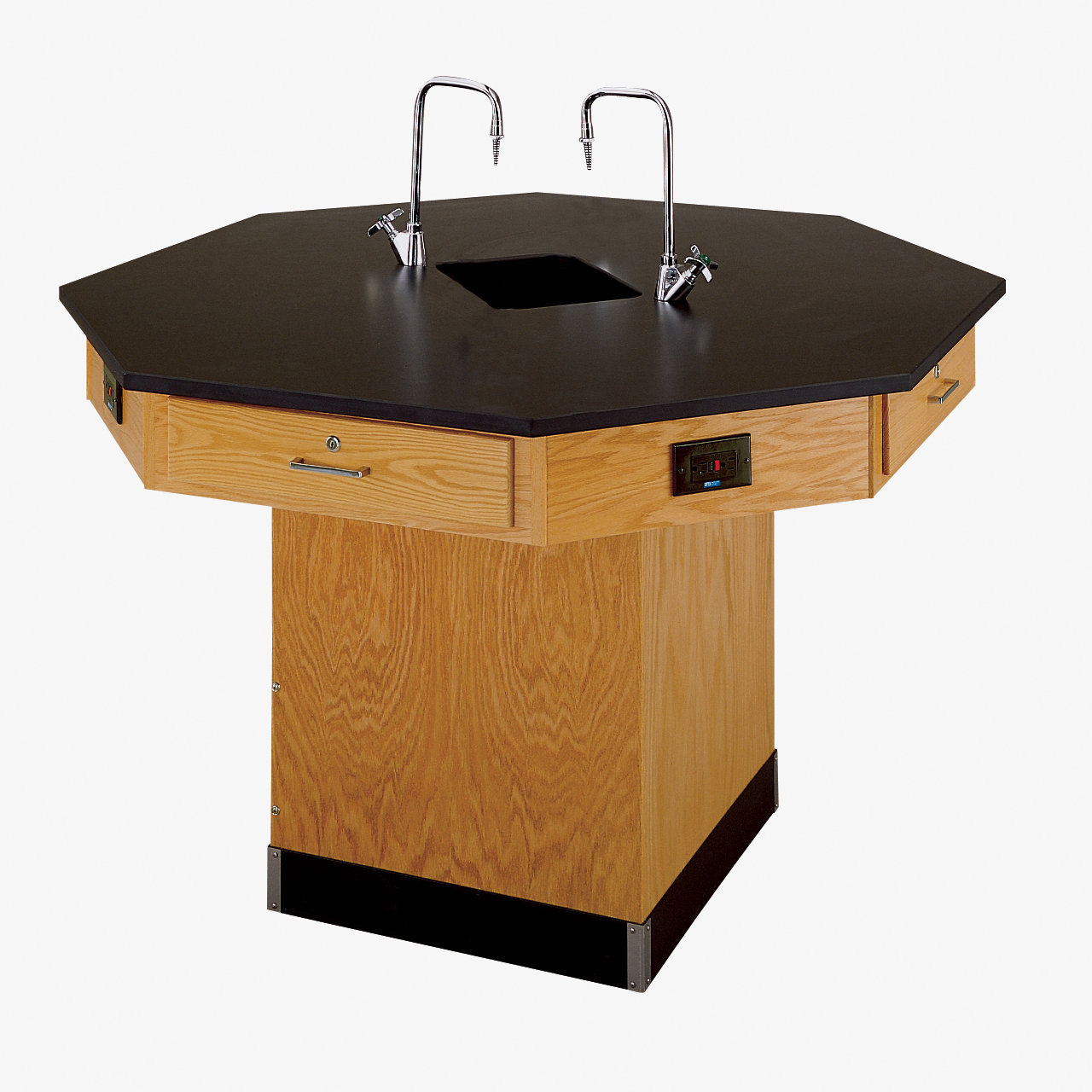 Diversified Woodcrafts Octagon Workstation | Wayfair