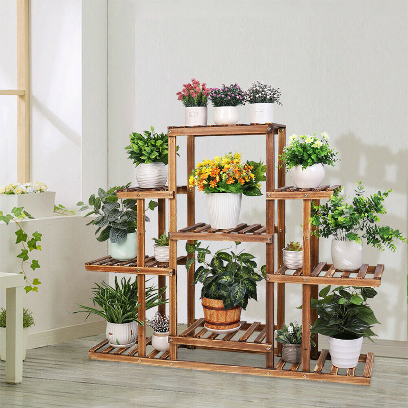 Red Barrel Studio® Brynja Rectangular Multi-Tiered Plant Stand ...