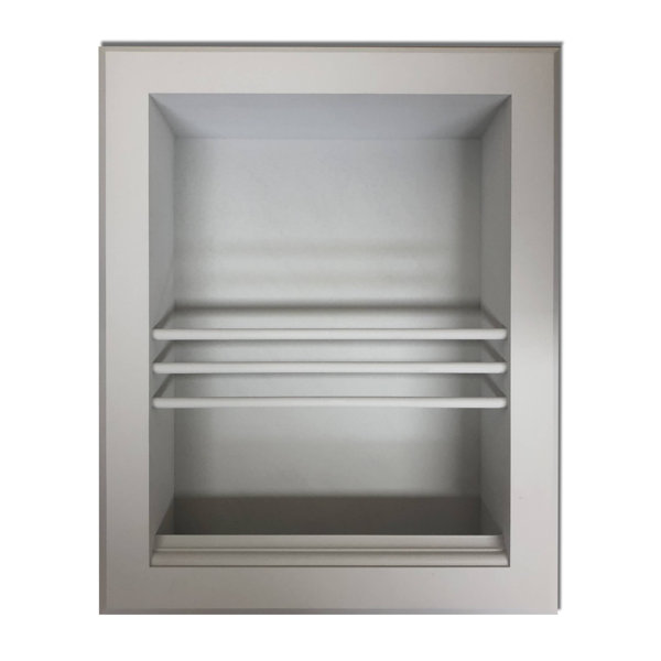 Timber Tree Cabinets Meridian Recessed Magazine Rack | Wayfair