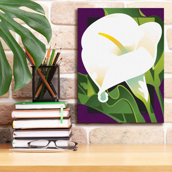Bay Isle Home Epic Graffiti 'Calla Lily' By David Chestnutt, Gic Calla ...