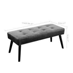 George Oliver Evalene Upholstered Bench & Reviews | Wayfair