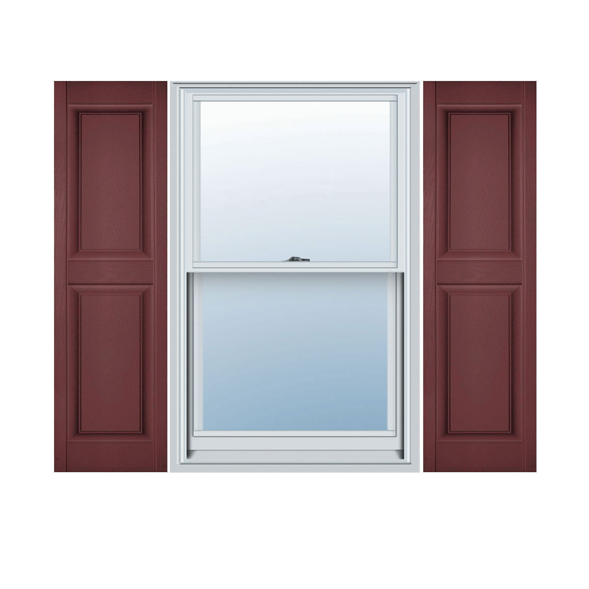 MidAmerica Mid-America Vinyl, Custom Two Equal Panels, Raised Panel ...