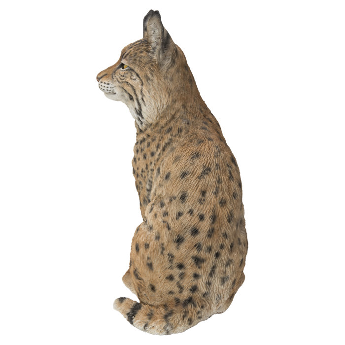 Hi-Line Gift Ltd. Sitting Bobcat Statue | Wayfair