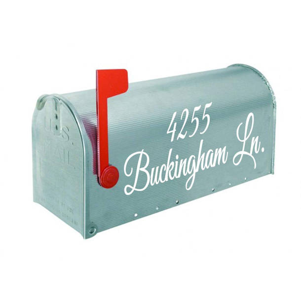 Winston Porter Mailbox Address Insert Street Name and Address ...
